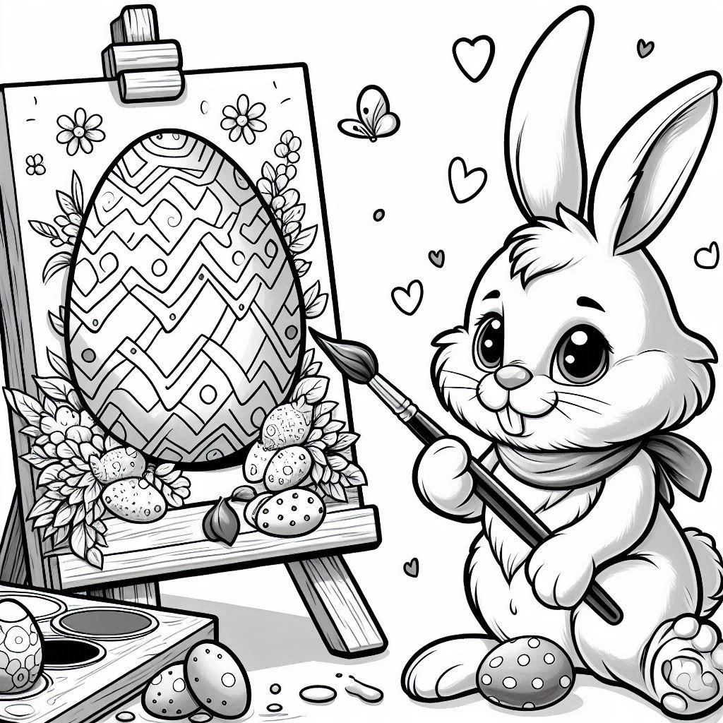 Happy Easter Coloring Pack – Egg-citing Fun for Kids! - Etsy