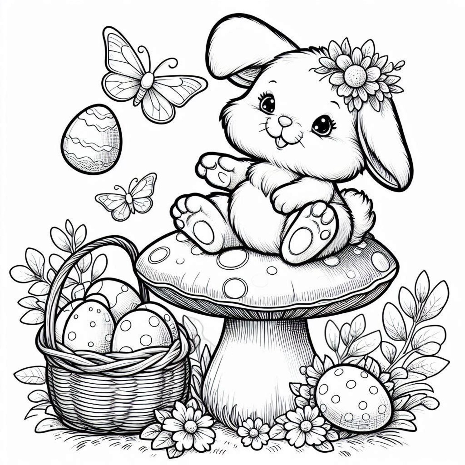 Happy Easter Coloring Pack – Egg-citing Fun for Kids! - Etsy