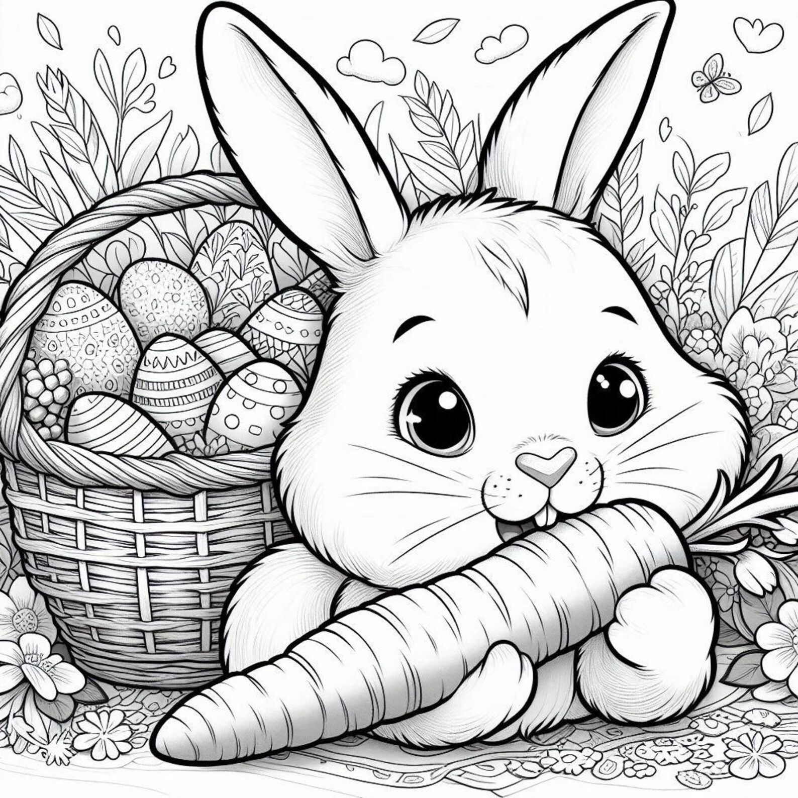 Happy Easter Coloring Pack – Egg-citing Fun for Kids! - Etsy