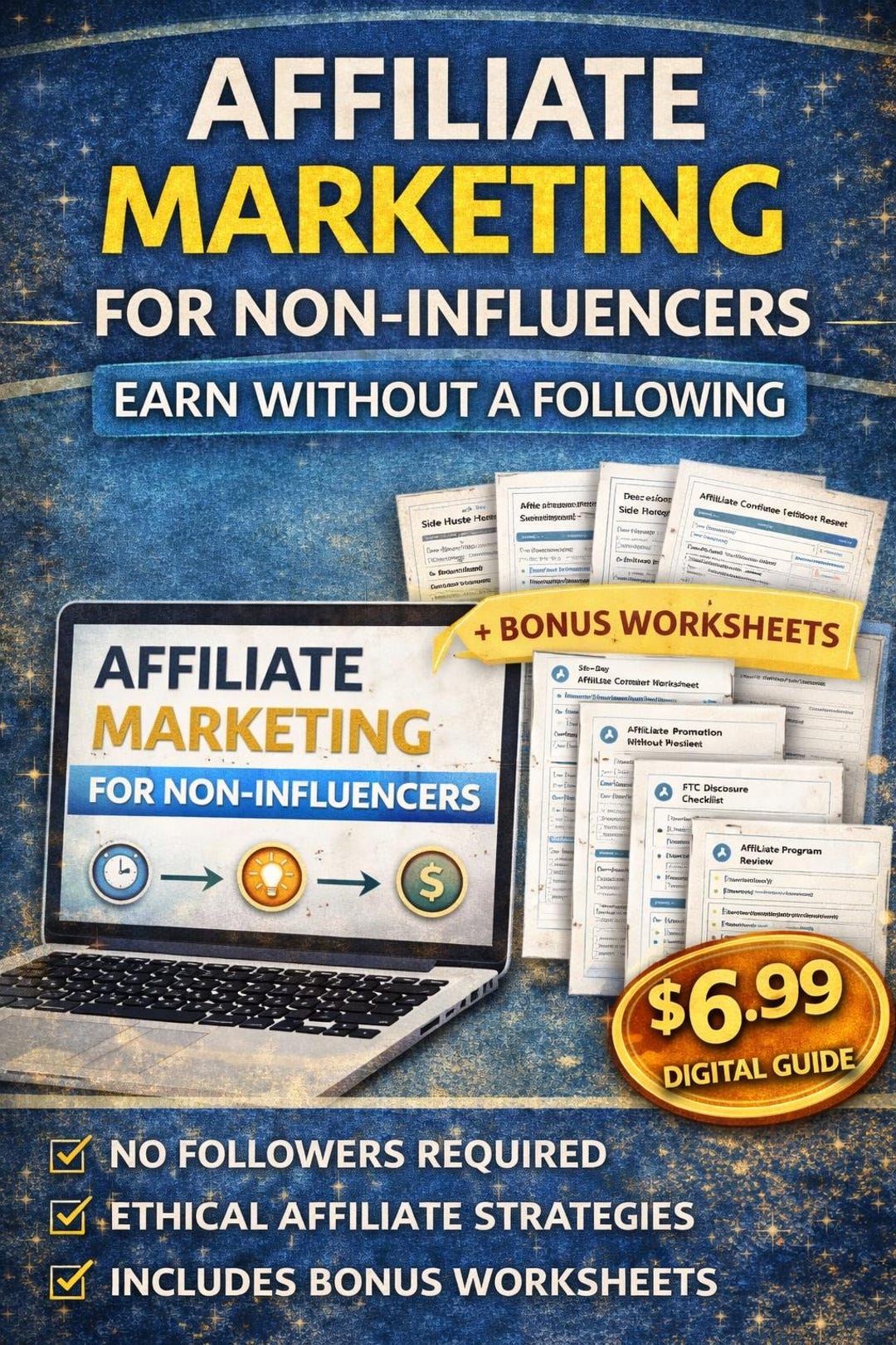 Affiliate Marketing for Non Influencers Earn W/ Followers Guide Bonus ...