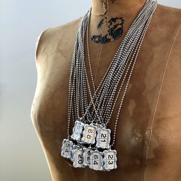 Ruler Necklace - Etsy