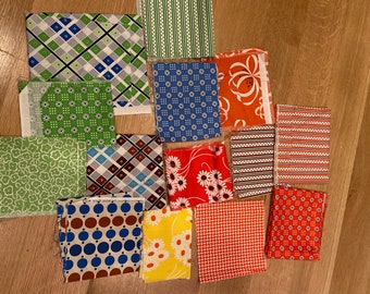 Denyse Schmidt Orange Fabric - Etsy