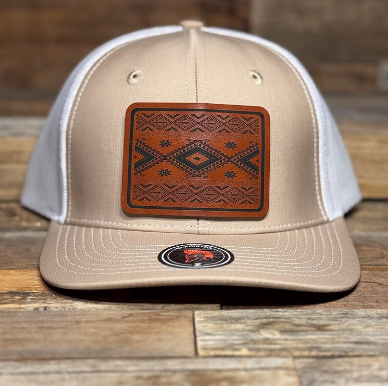 Western Aztec Patch Hat - Etsy