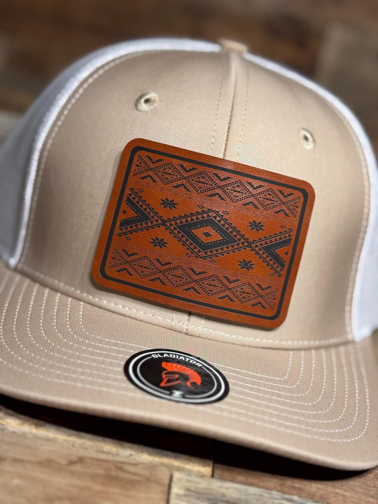 Western Aztec Patch Hat - Etsy