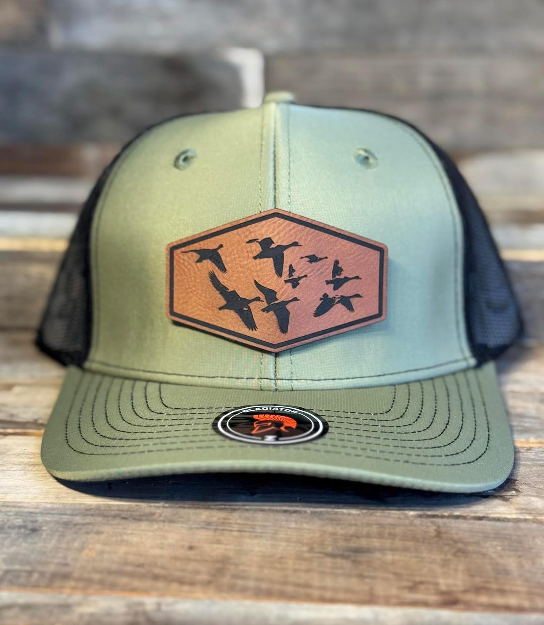 Flying Geese Patch Hat: Nature-inspired Hunting Hat - Etsy