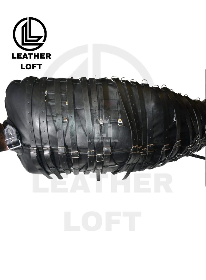 Handmade Full Body Leather Strap Sleep Sack | Heavy Duty Bondage ...