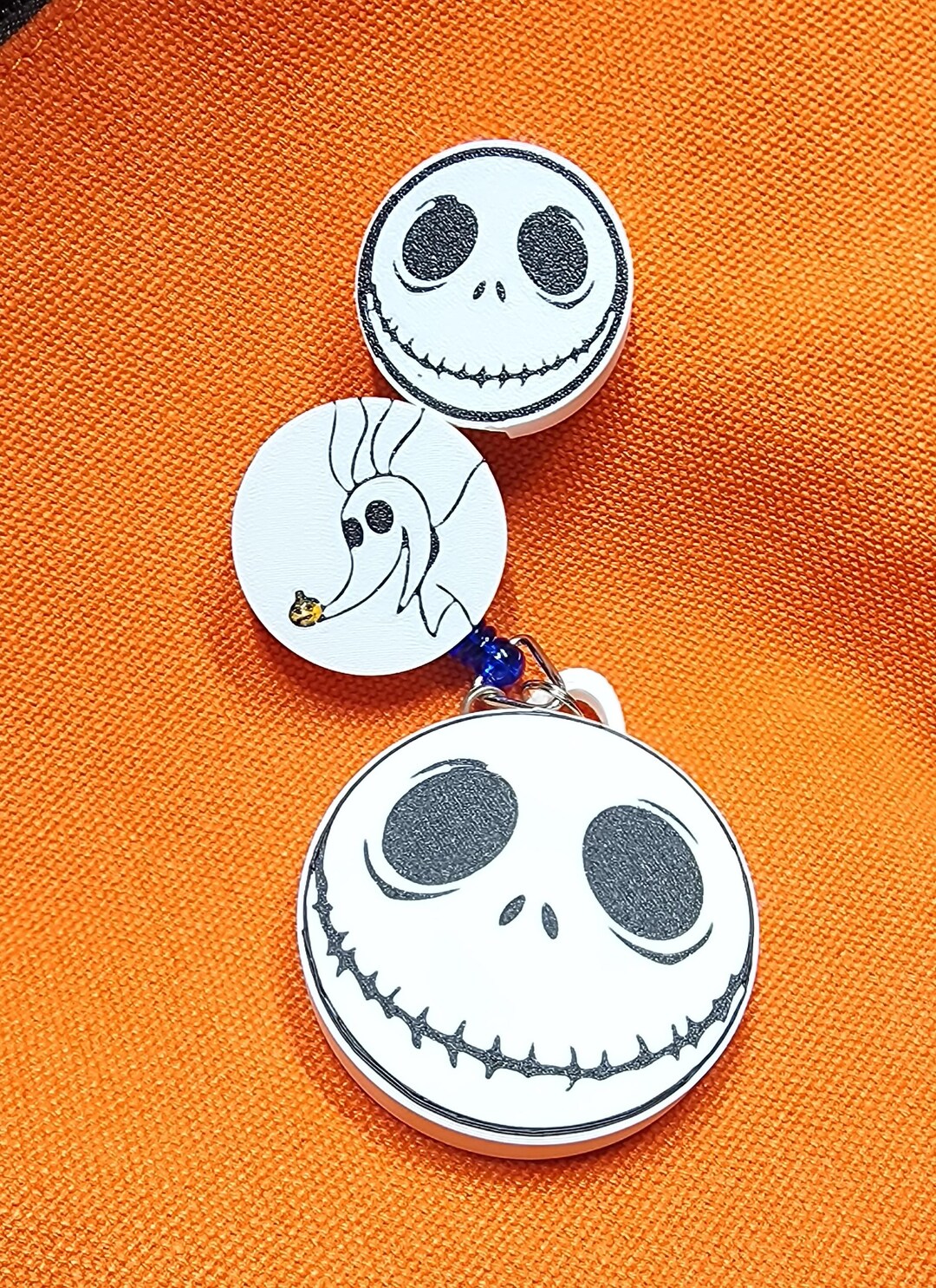 Magic Band Puck Holder-jack Skellington Coordinating Lanyard, Gift ...
