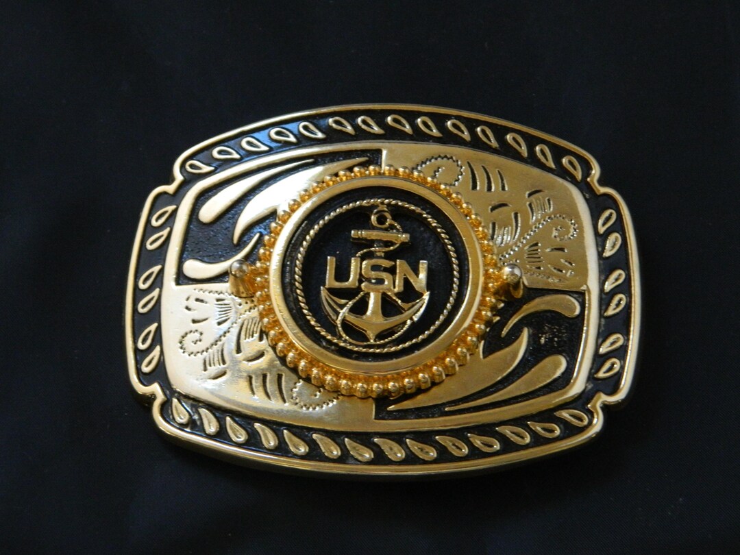 Naval Warfare Service Branch of the U.S. Armed Forces Buckle - Etsy