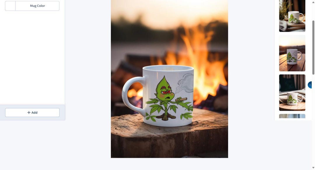 Mug With Funny Image Funny Image Pothead Humor Gift for Them 420 Gift ...
