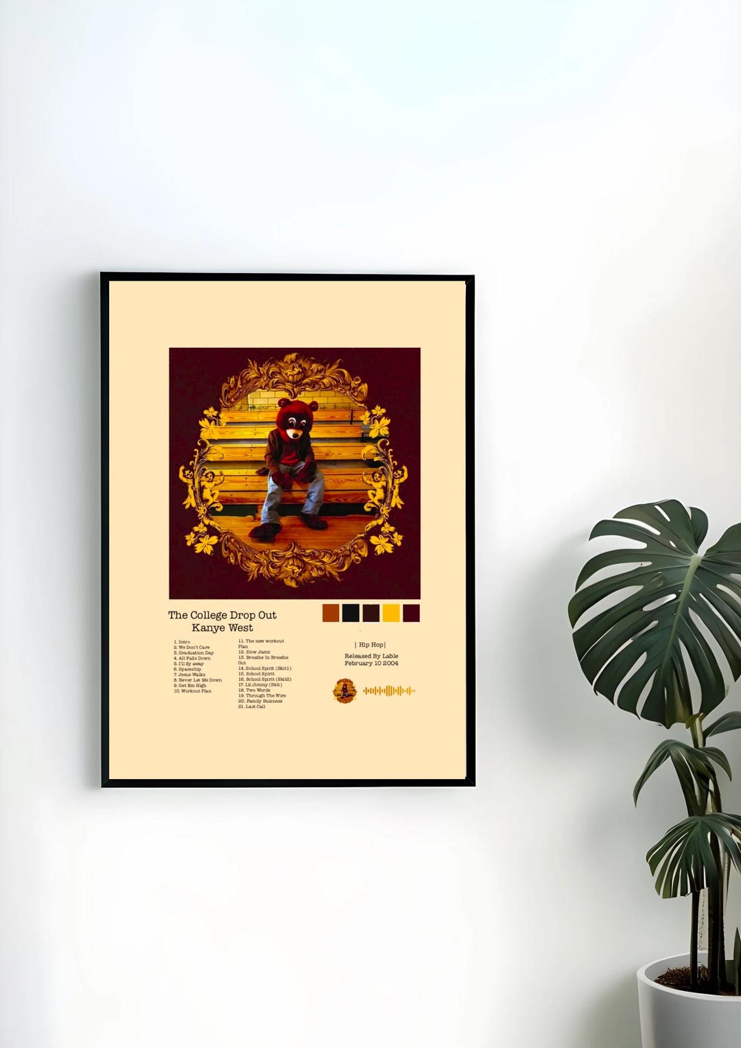 Kanye West College Dropout Poster - Iconic Album Art - Perfect Gift for ...