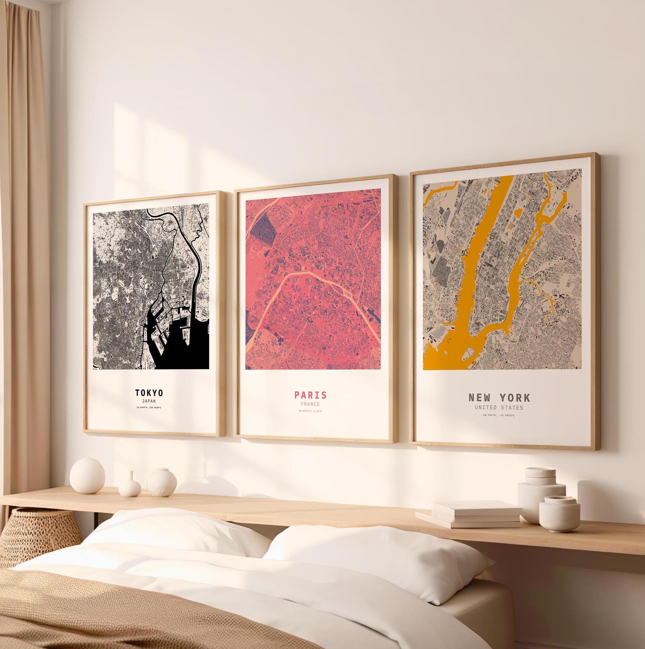 SEOUL South Korea Map Print Custom Map Gift Minimalist Art Country ...