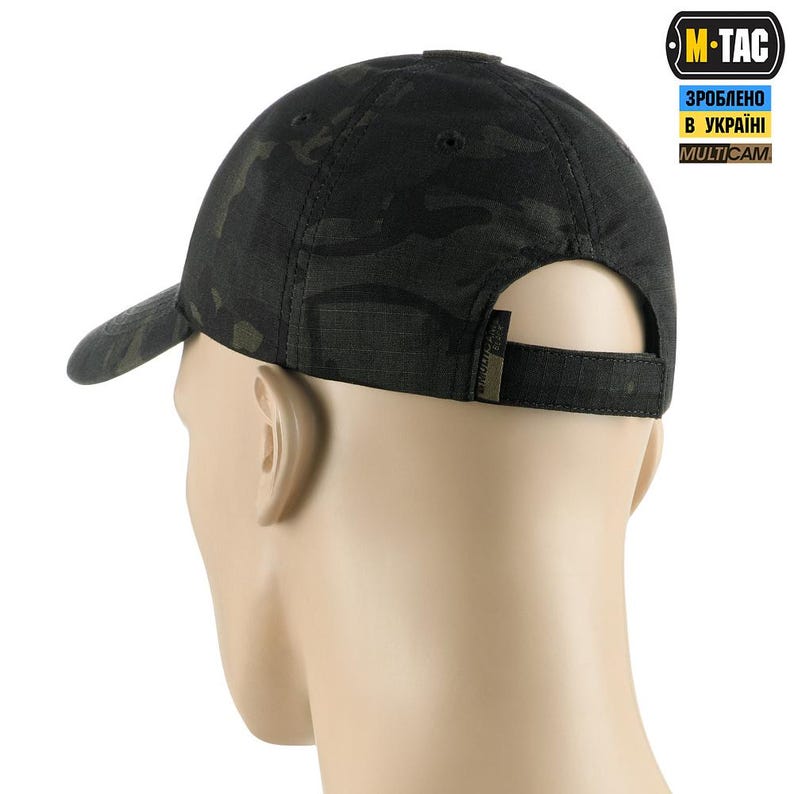 M‑tac Elite NYCO Extreme Multicam Black Baseball Cap | Tactical Velcro ...