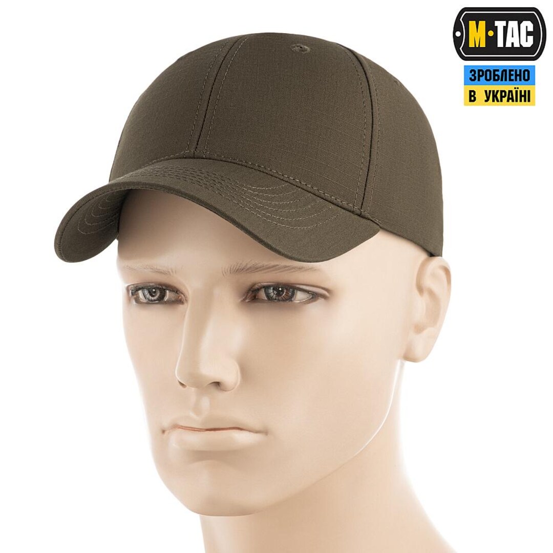 M-tac Elite Flex Baseball Cap Ripstop Dark Olive – Tactical Hat With ...