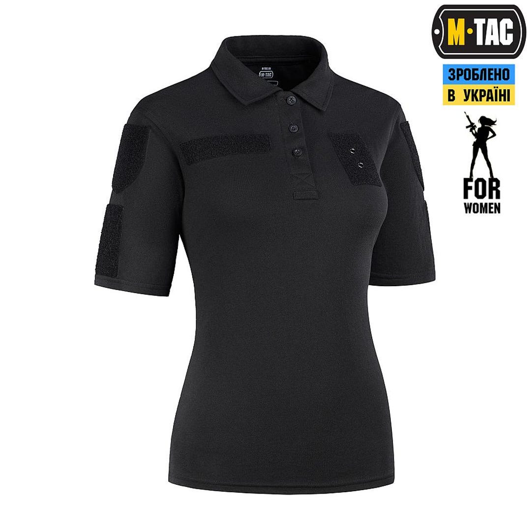 Tactical Polo Shirt for Women – Black | Slim Fit, Police Style | Made ...
