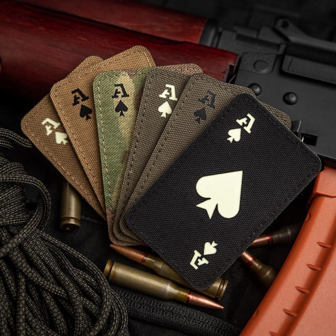 M-tac Ace of Spades Morale Patch Set, Laser Cut Cordura 500D - Etsy