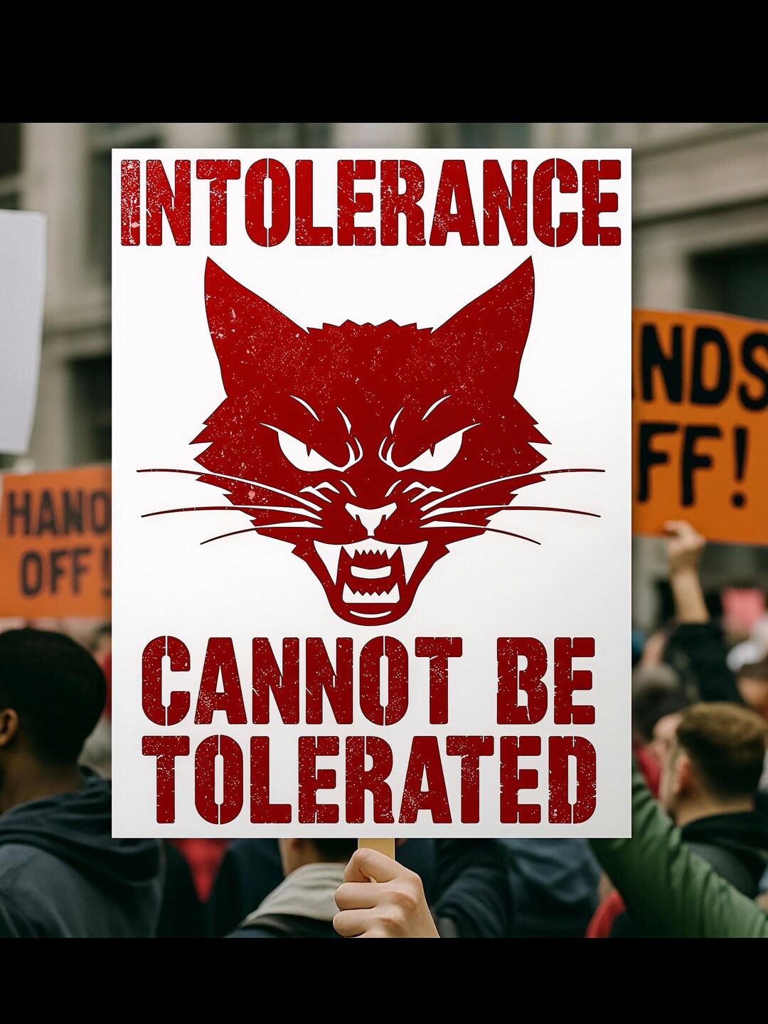 Resistance Protest Sign, No Kings Day Protest Sign, Protect Democracy ...