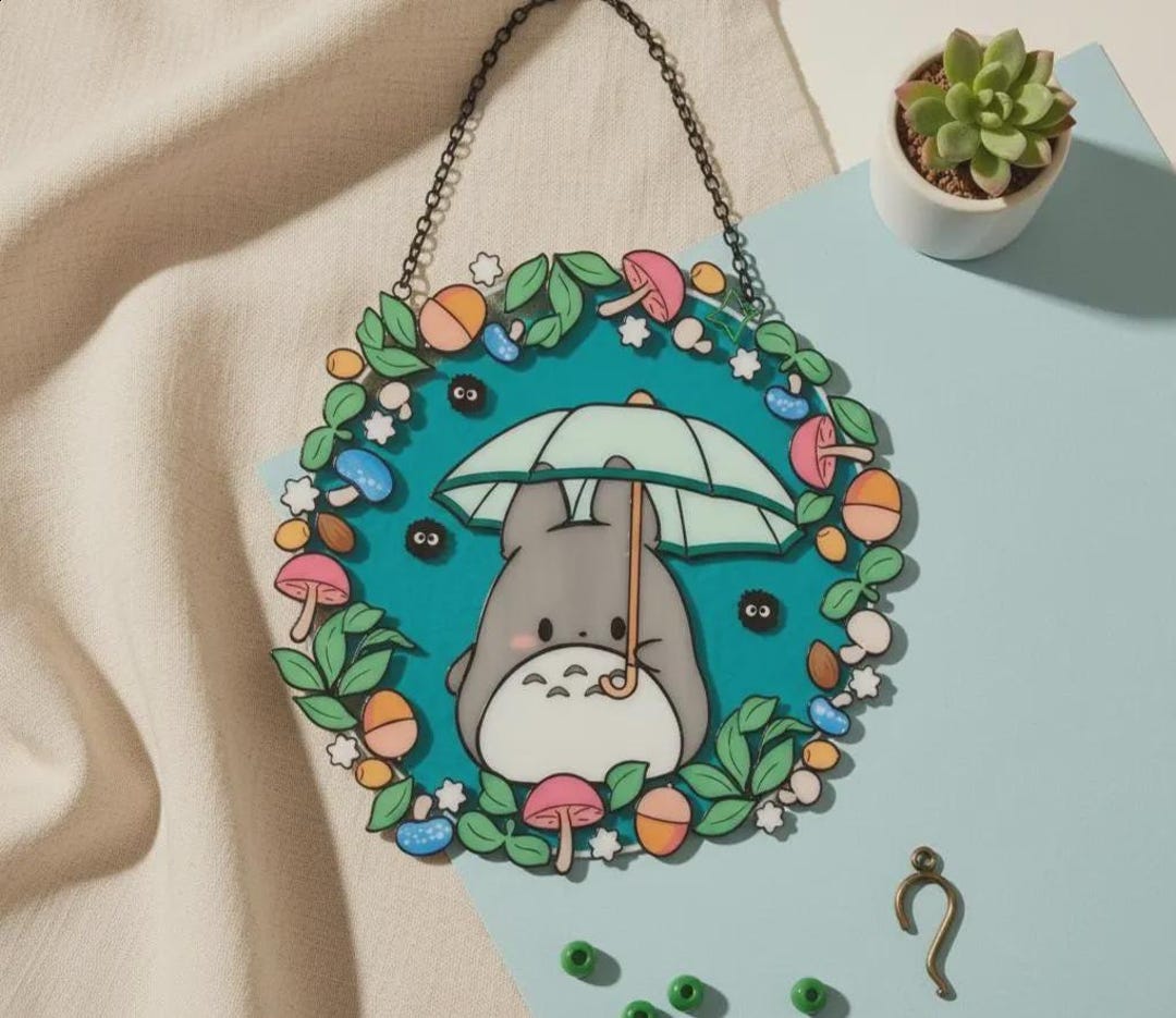 To.toro Suncatcher, Studio Ghibli Acrylic Window Hanging, My Neighbor ...