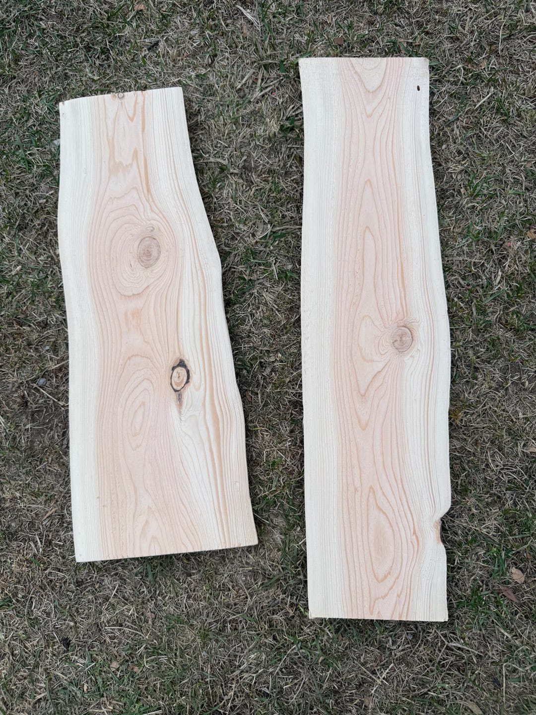 Rustic Pine Wood Slabs for Crafts - Live Edge Handcrafted for Serving ...