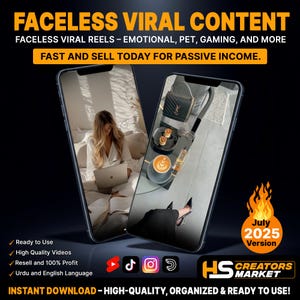 200K+ Viral Reels Mega Pack: Islamic, Gym, Nature, Luxury (PLR/MRR) - Etsy