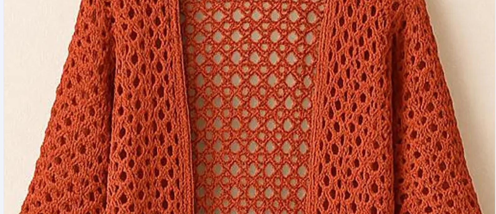 Lacy Duster Crochet Pattern, Long Lace Cardigan, Top Down Raglan Duster ...