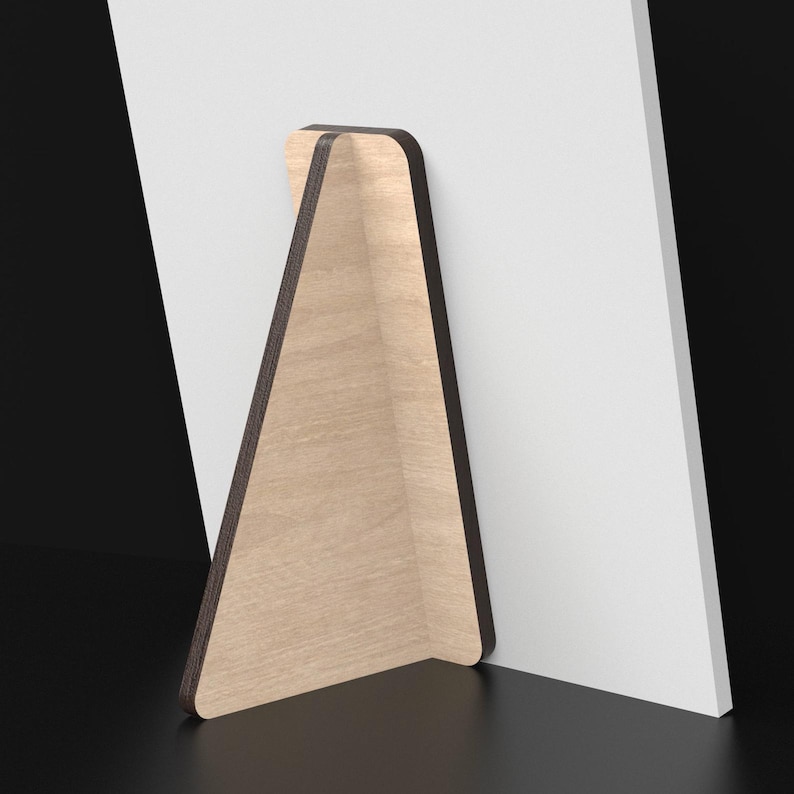 Triangle Easel Stand SVG Bundle: Laser Cut Display Files (digital ...
