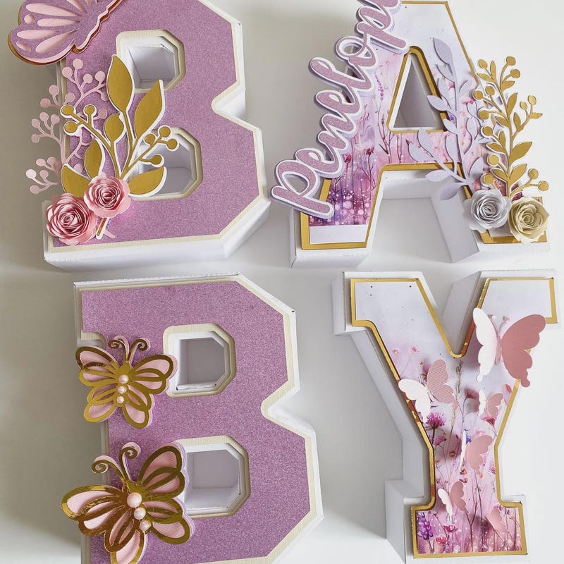 3d Wall Art Letter - Etsy