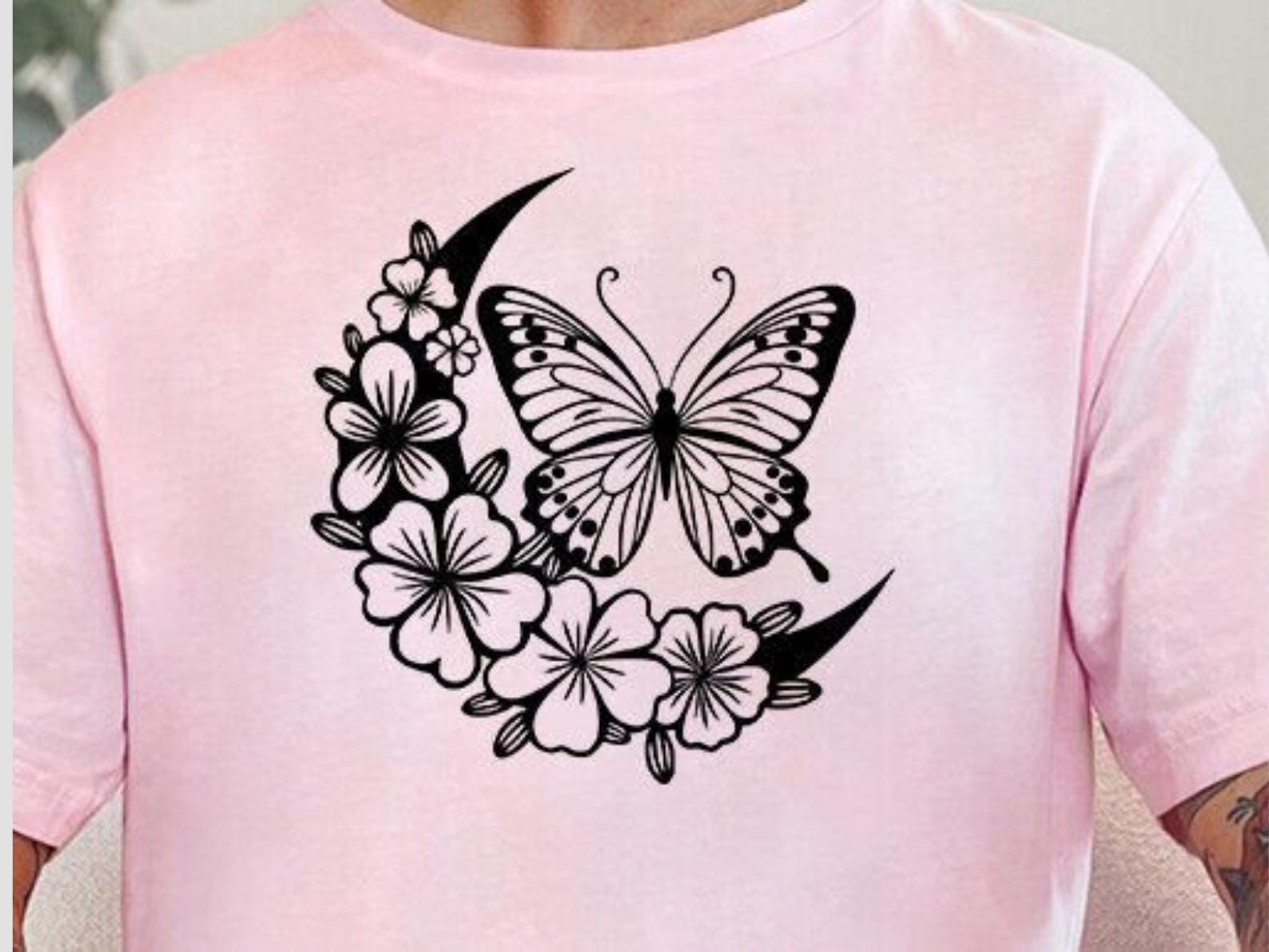 Floral Butterfly SVG Bundle | Wildflower Butterfly Cut Files | Spring ...