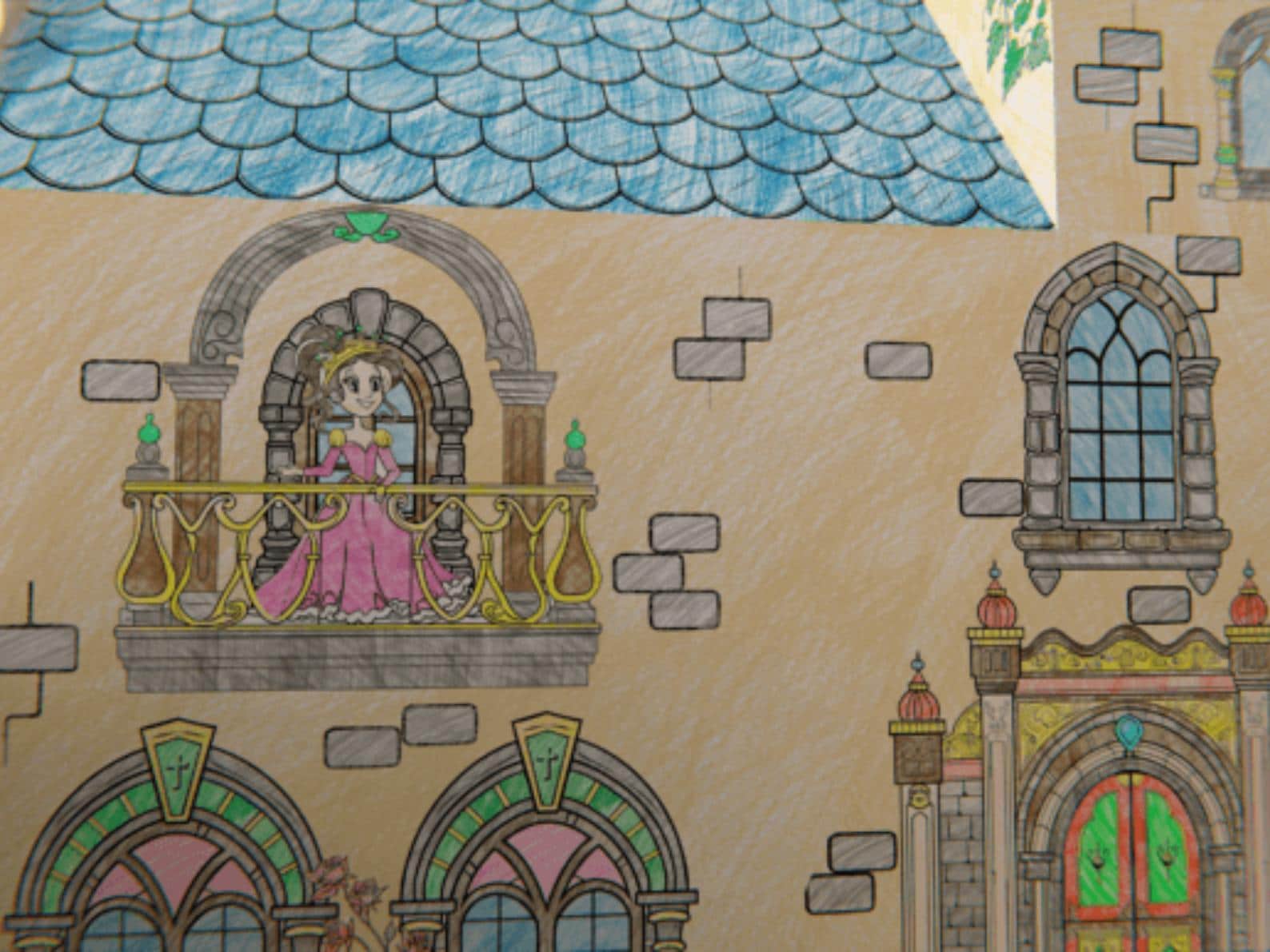 Printable Paper Castle Craft: Color, Cut & Assemble (instant Download ...