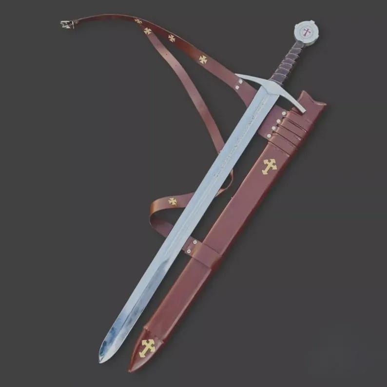 The Accolade Sword of the Knights Templar–handmade Collectible Sword ...