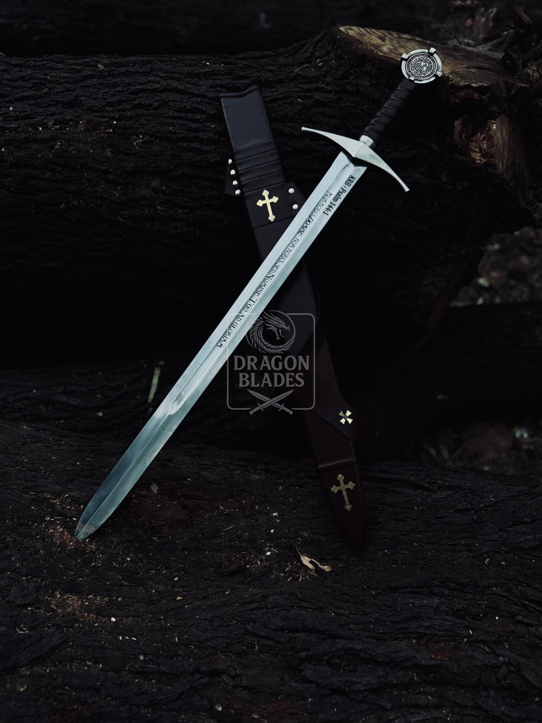 The Accolade Sword of the Knights Templar–handmade Collectible Sword ...