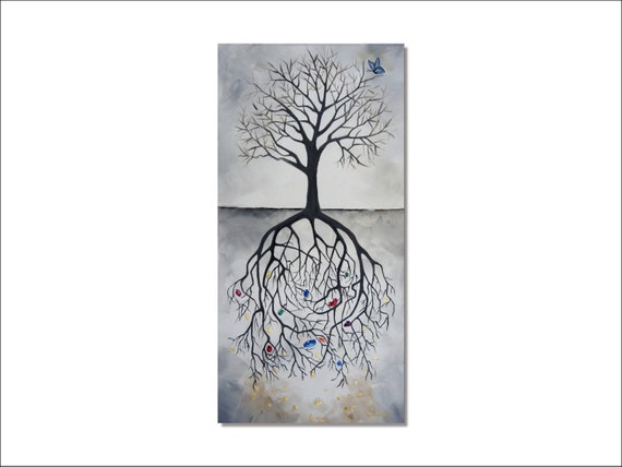 Tree Roots Painting