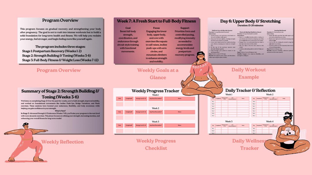 Strong Again: 12-week Postpartum Fitness & Recovery Plan - Etsy