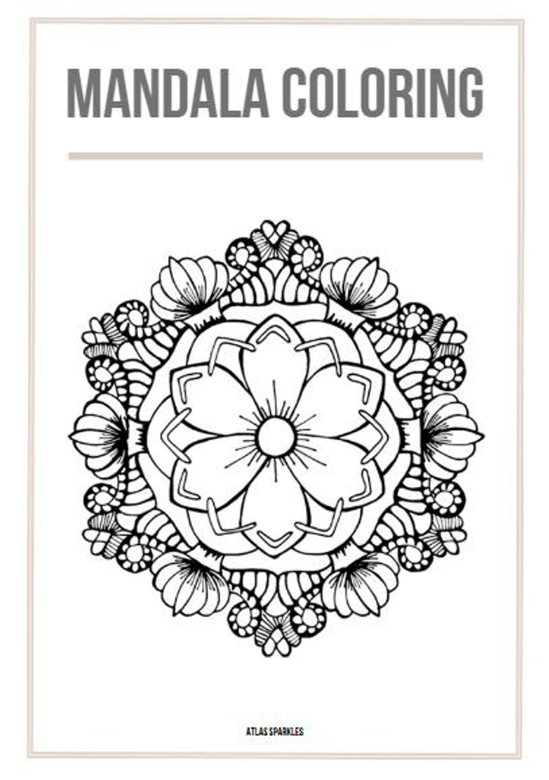 Toddler Mandala Coloring Worksheets – Fun, Easy Mandalas for Ages 2-4 ...