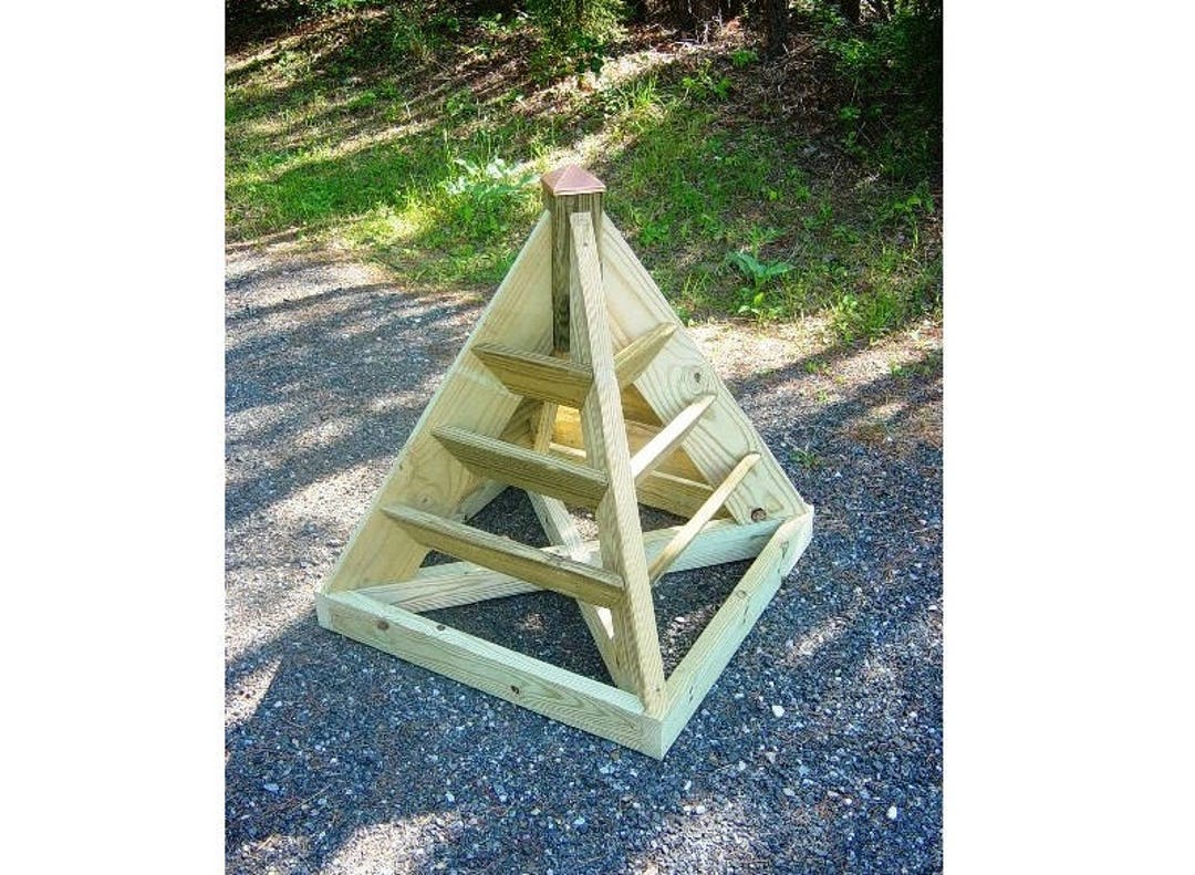 Downloadable Woodworking Plans for a 3 Ft. Strawberry Pyramid Planter ...