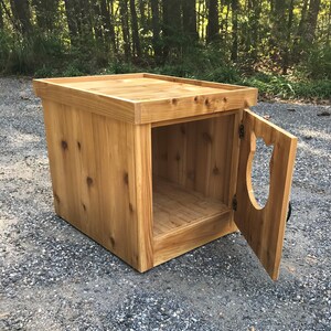 Woodworking Plans - How to Build a Wooden Cat Litter Box Enclosure ...