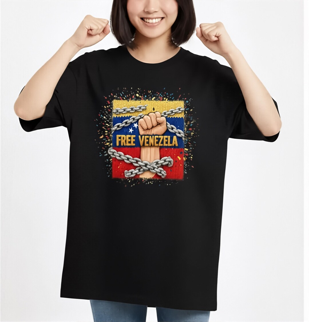 Yarn Venezuela Flag Square PNG |venezuelan Heritage PNG for Sublimation ...