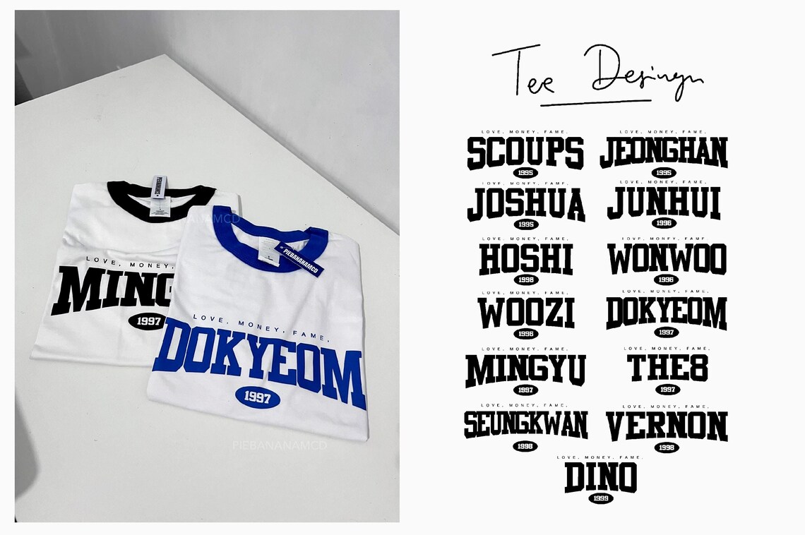 Seventeen Kpop Tshirt Gift | Seventeen SVT Merch Tshirt Holiday Kpop ...