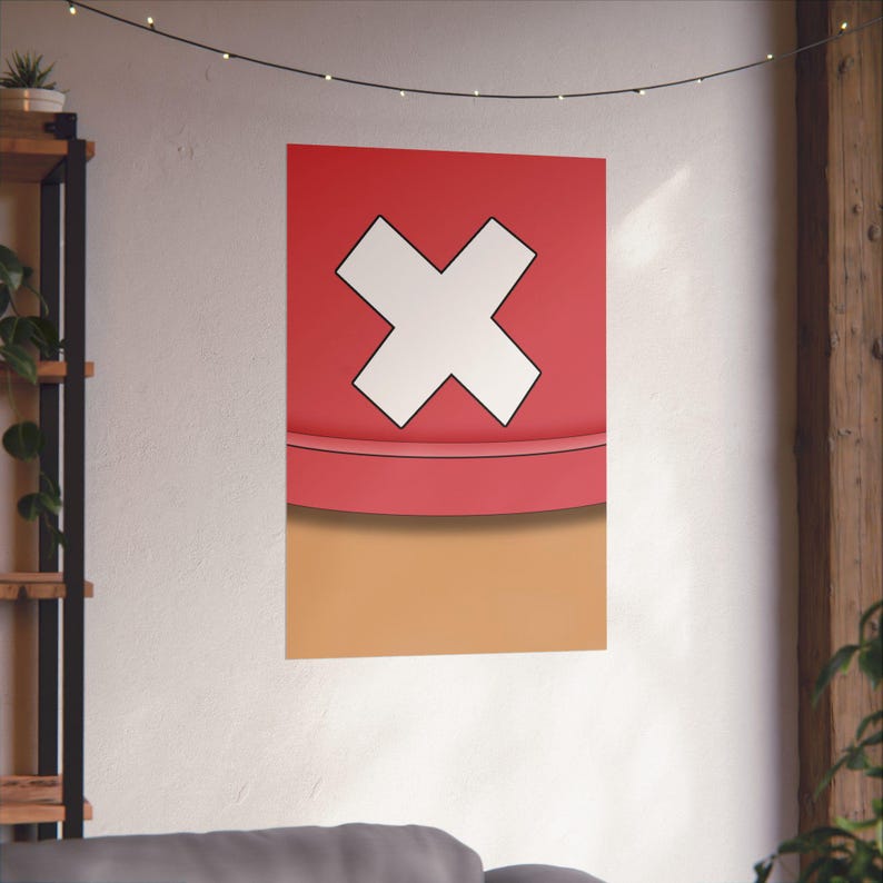 Chopper's Hat, Poster Print, Anime Wall Art, One Piece, Tony Tony ...