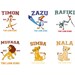 Simba and Friends SVG Bundle, Lion King Clipart (digital Download) - Etsy