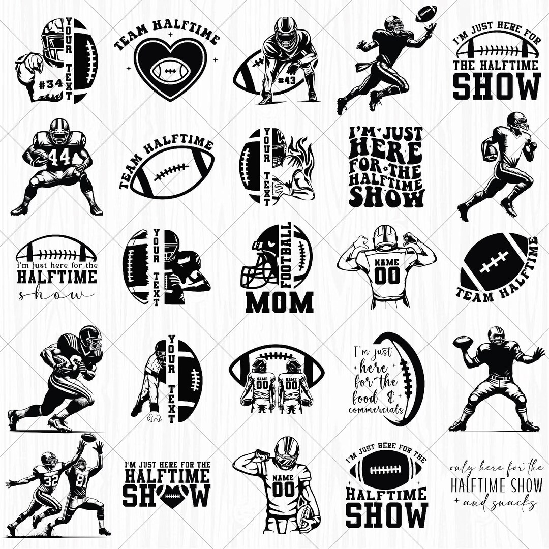 Custom Football Player Svg, Football Svg, Football Player Svg, Football ...