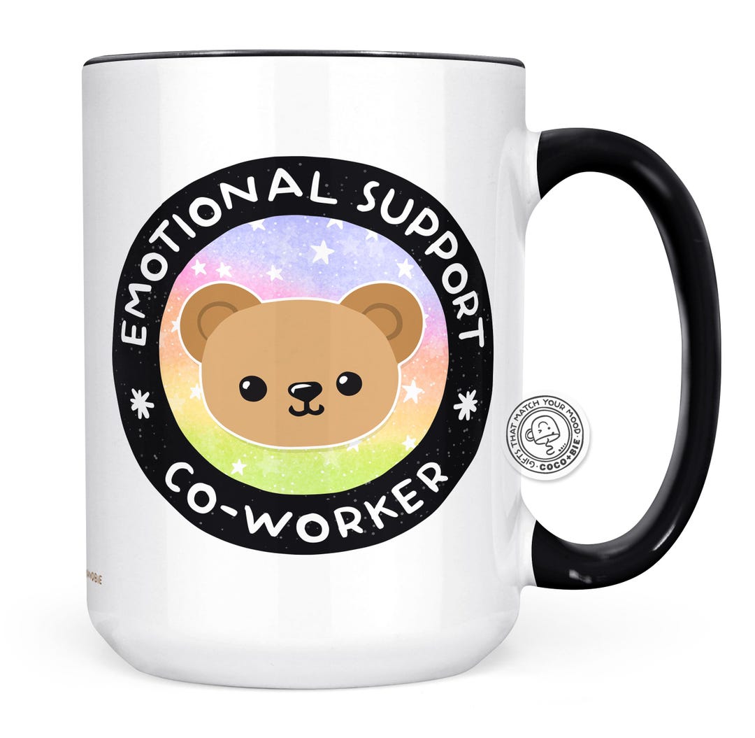 Emotional Support Coworker Mug - Funny Coworker Mug, Gift for Coworker ...
