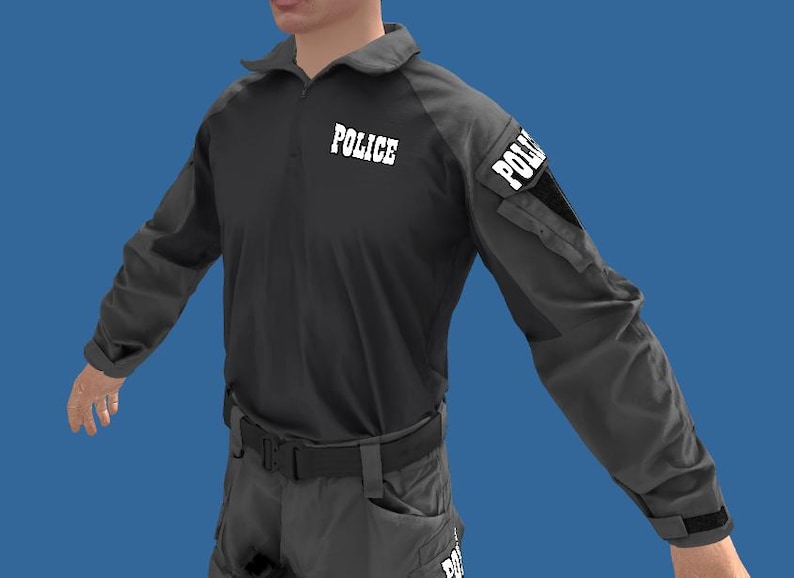 Uniforme de policía para hombre - Etsy España