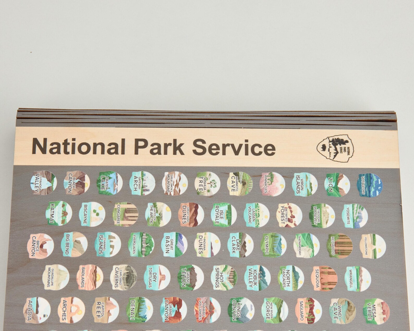 Handmade US National Park Map & Brochure Wooden Organizer Box - Etsy