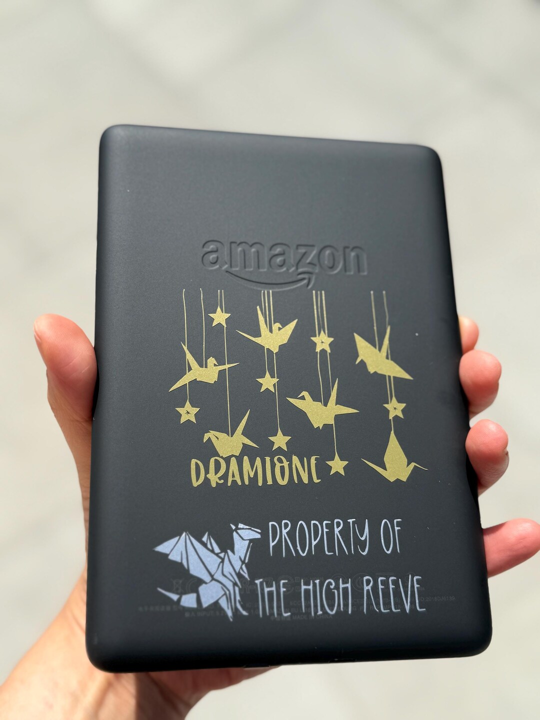 Manacled-property of the High Reeve Origami-permanent Vinyl - Etsy