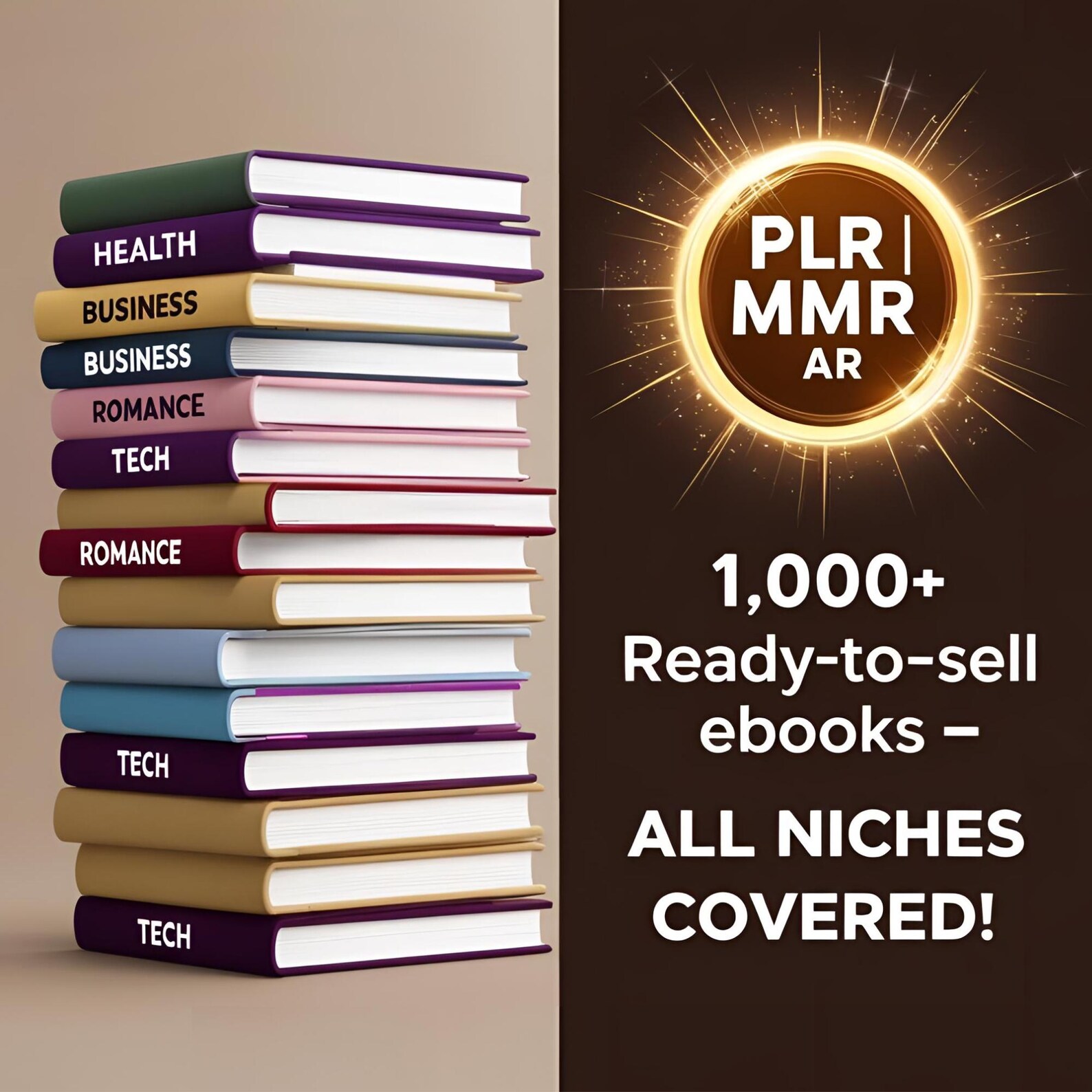 1000+ Ebook Bundle: PLR & MMR Resell Rights (digital Download) - Etsy