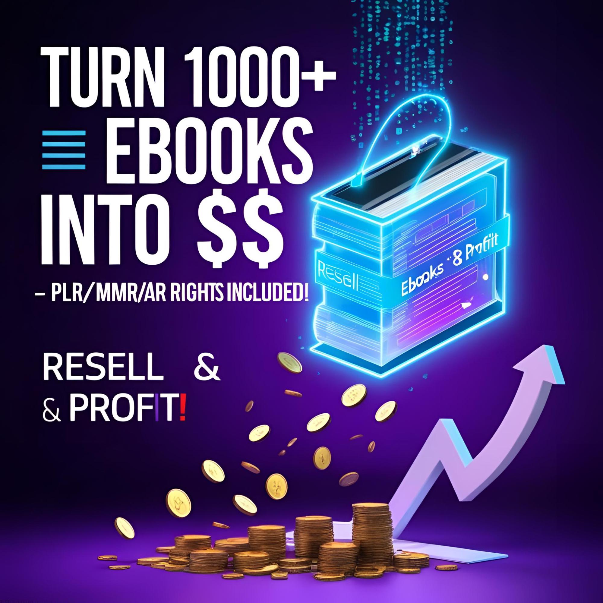1000+ Ebook Bundle: PLR & MMR Resell Rights (digital Download) - Etsy