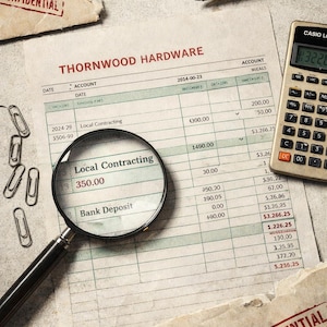 The Ledger’s Lie: Printable Forensic Accounting Game | Audit Simulation ...
