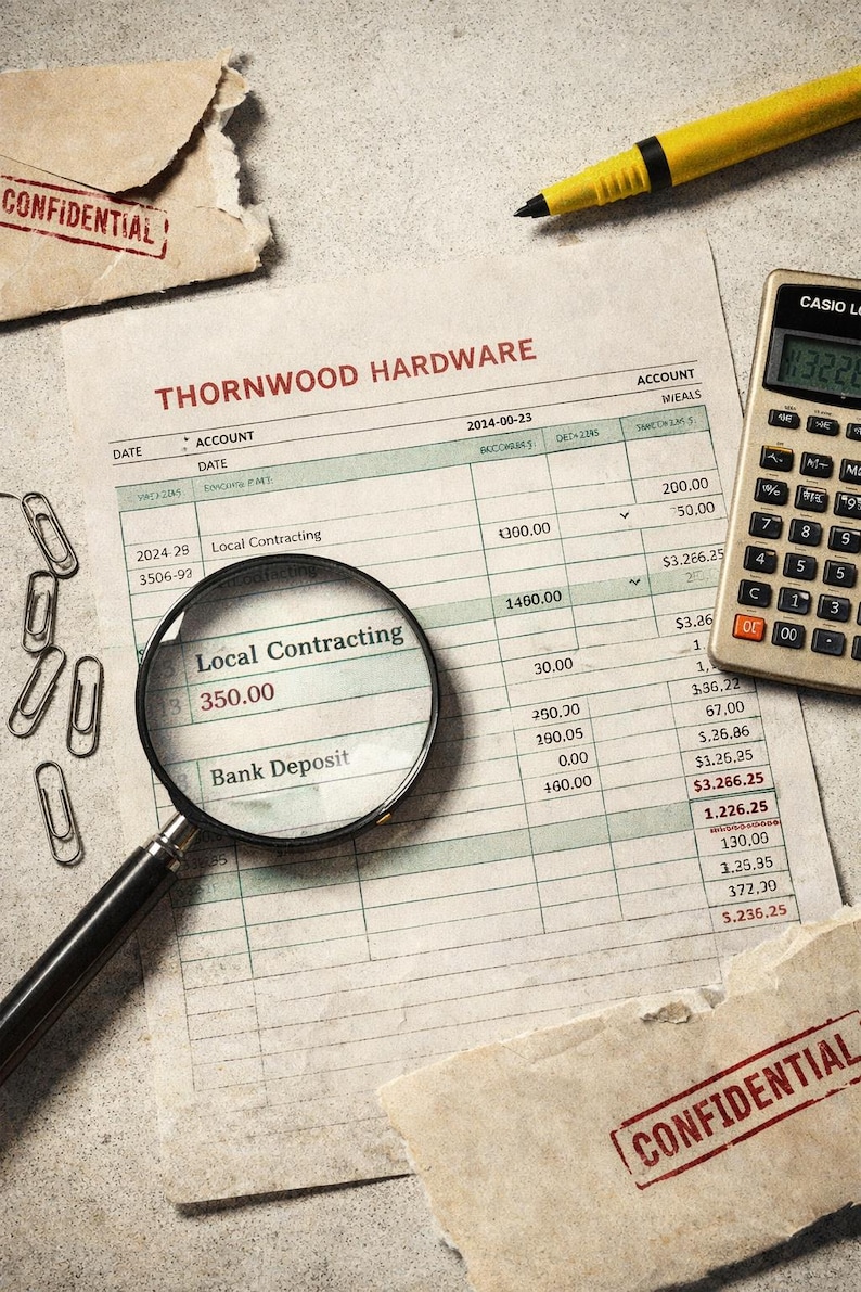 The Ledger’s Lie: Printable Forensic Accounting Game | Audit Simulation ...
