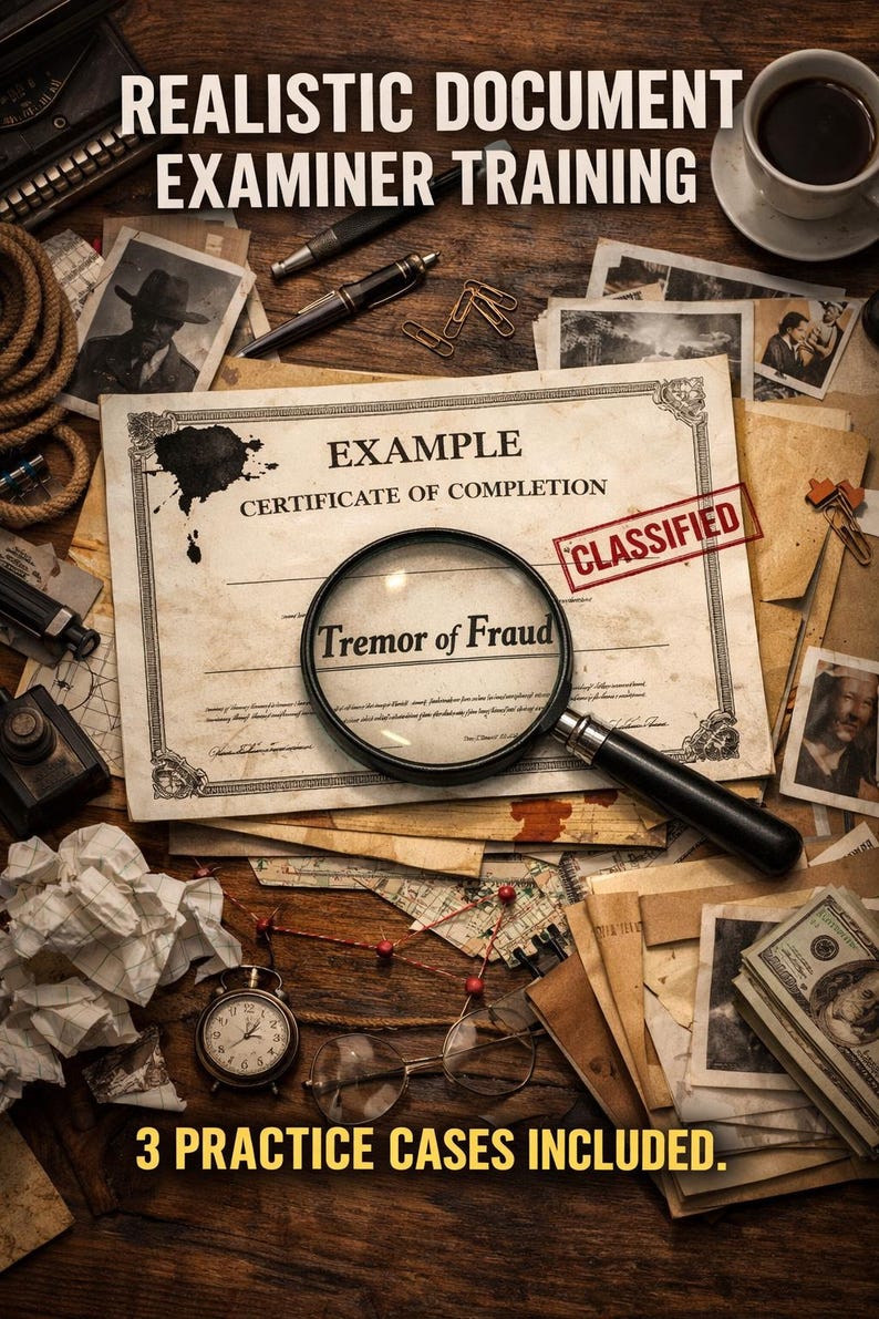 Detective Training Kit Printable | DIY Escape Room Prop | Forensic ...