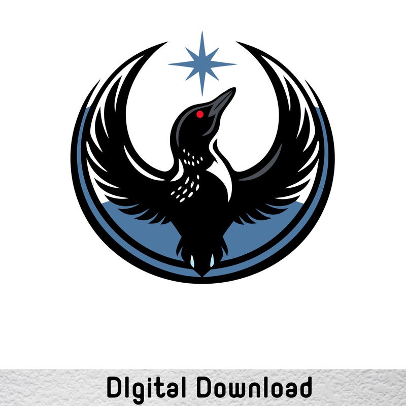 Minnesota Rebel Loon Sticker - Etsy